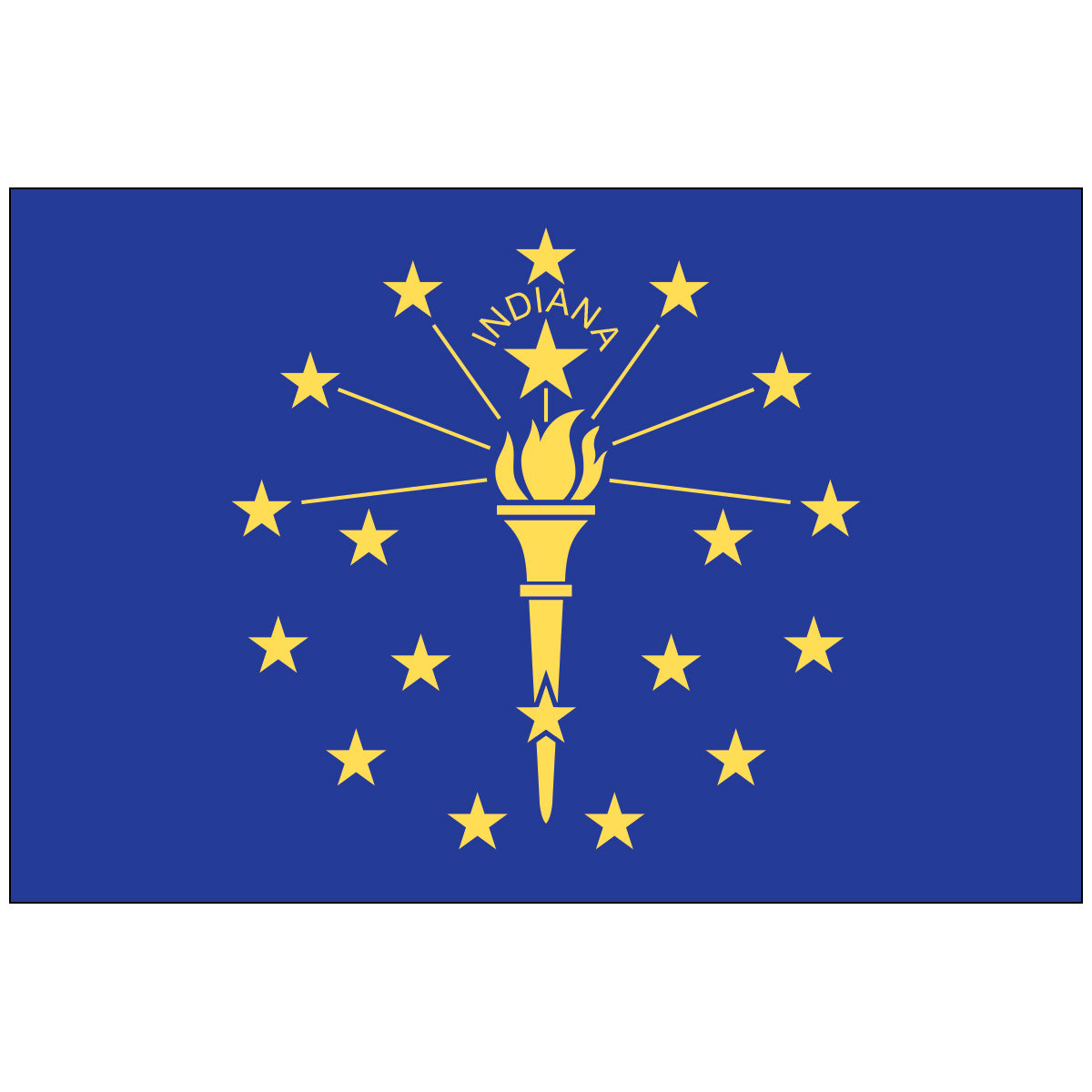 Indiana State Flag Made in USA | Flagsource Southeast