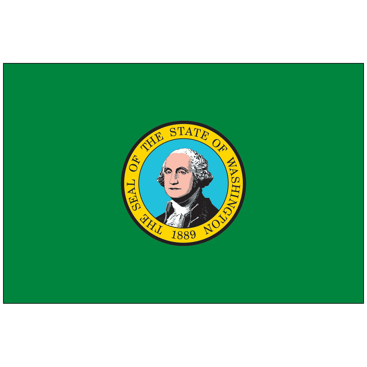 Washington State Flag | Premium Made in USA by Flagsource – Flagsource ...